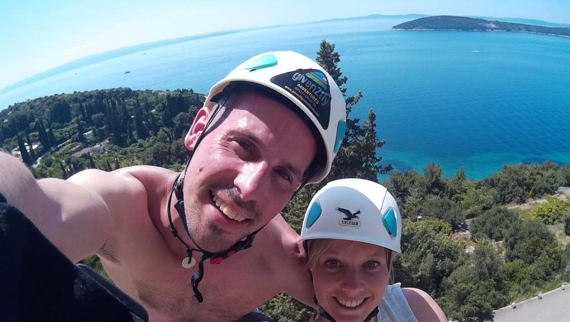 Rock Climbing Split