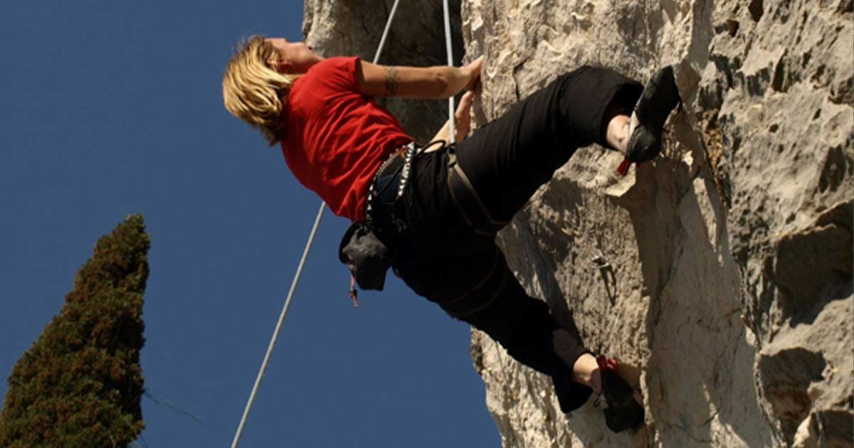 Rock Climbing Split